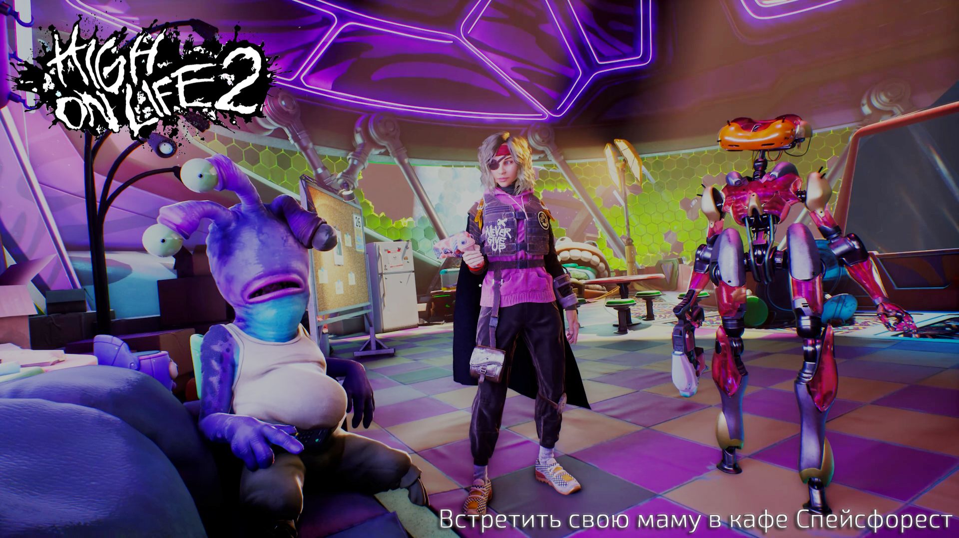 [008] High On Life 2 - Встретить свою маму в кафе Спейсфорест (русские субтитры)