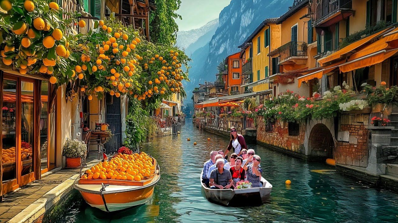 Лимоне-суль-Гарда, Италия. Прогулка по самому живописному городу Италии на озере Гарда | #шариклайф