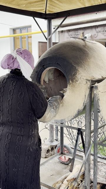 Кук Ссамса из огня! Как готовят кок-самсу в тандыре