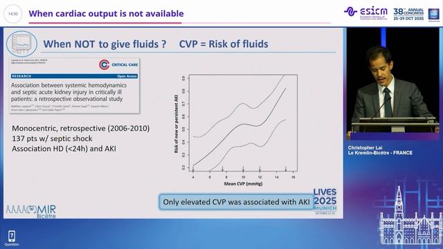 give or not  give fluids When cardiac output is not available Christopher Lai