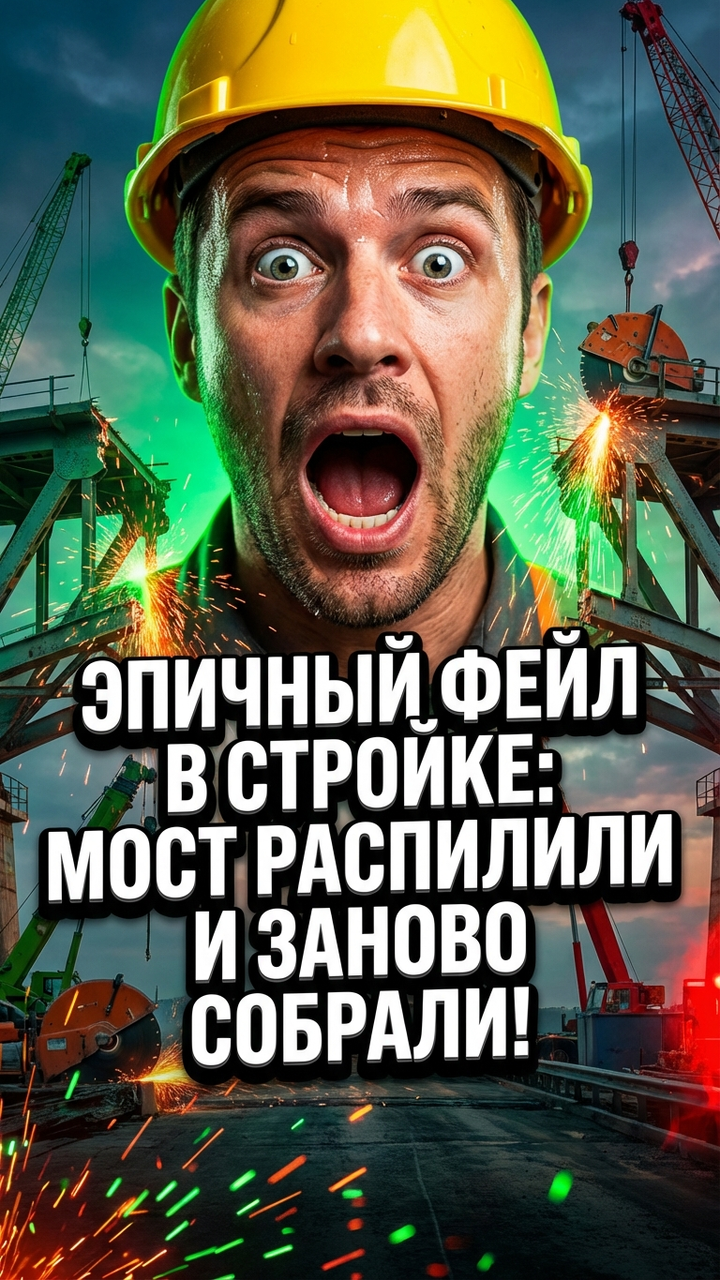 ПОСТРОИЛ МОСТ НА МЕТР НИЖЕ! Эпичный фейл строителя!