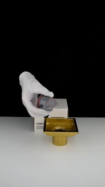 1182 Трап душевой, из нержавеющей стали, 110 х 110 мм