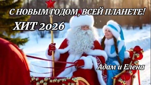 С НОВЫМ ГОДОМ, ВСЕЙ ПЛАНЕТЕ! | Новогодний хит 2026 | Адам и Елена (Official HD Video)