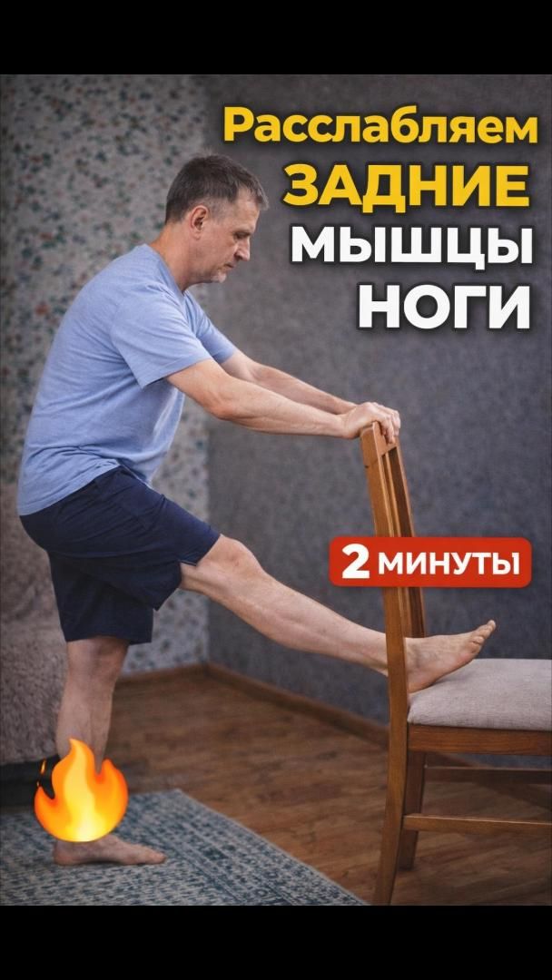 🔥 Расслабляем задние мышцы ноги