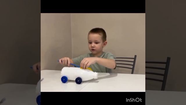 Выставка НТТ-2026. Поздняков Максим, 5 лет. Научная игрушка «Подвижная машинка»