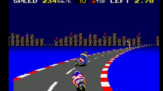 Одна ретро гонка (Hang On)для sms