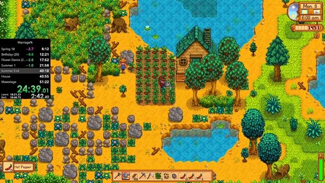 Stardew Valley Vanilla Marriage (Shane) in 48_56 (FORMER WR)