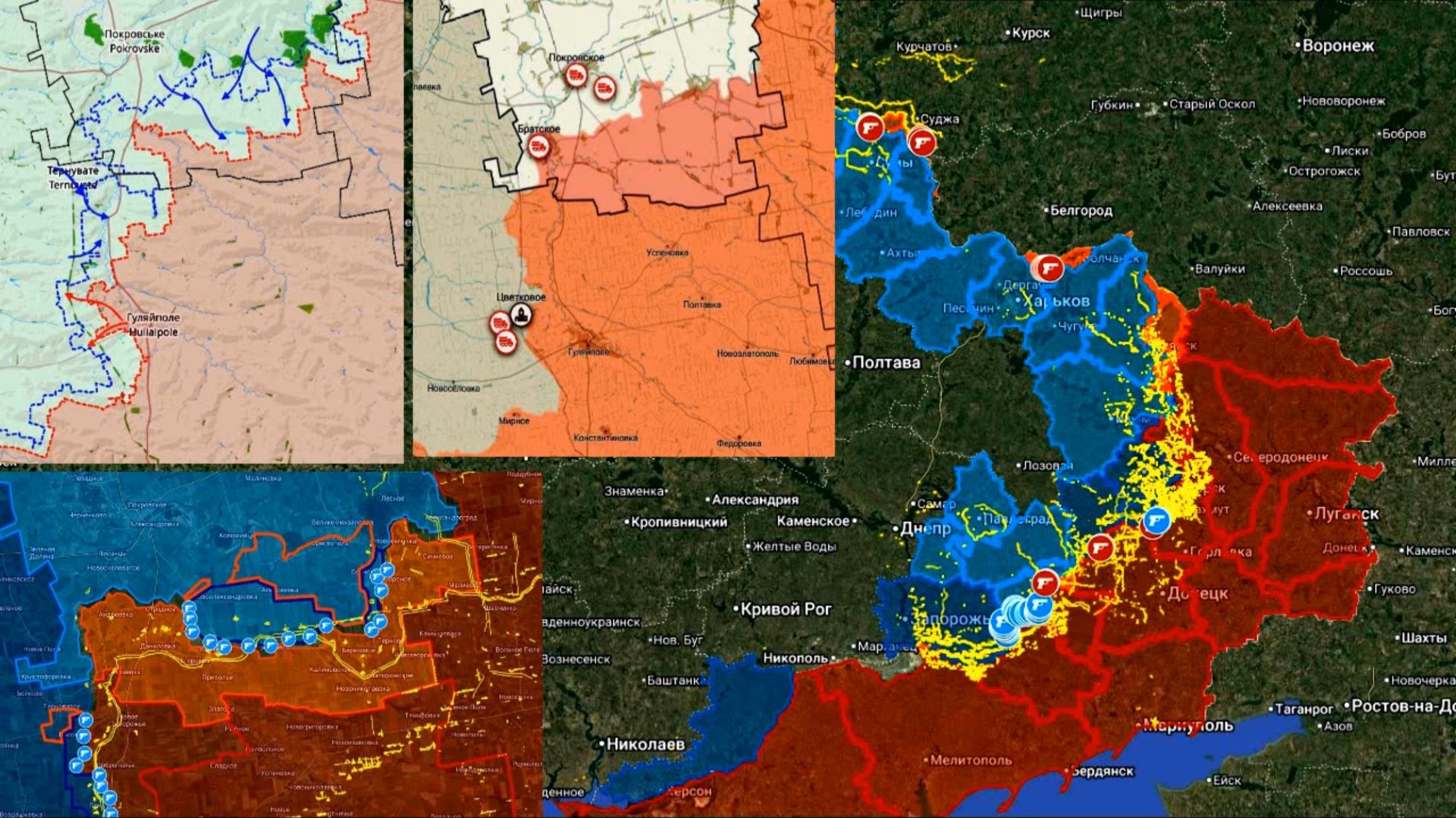 16.02.2026 Карта боевых действий. Непонятная ситуация на линии фронта