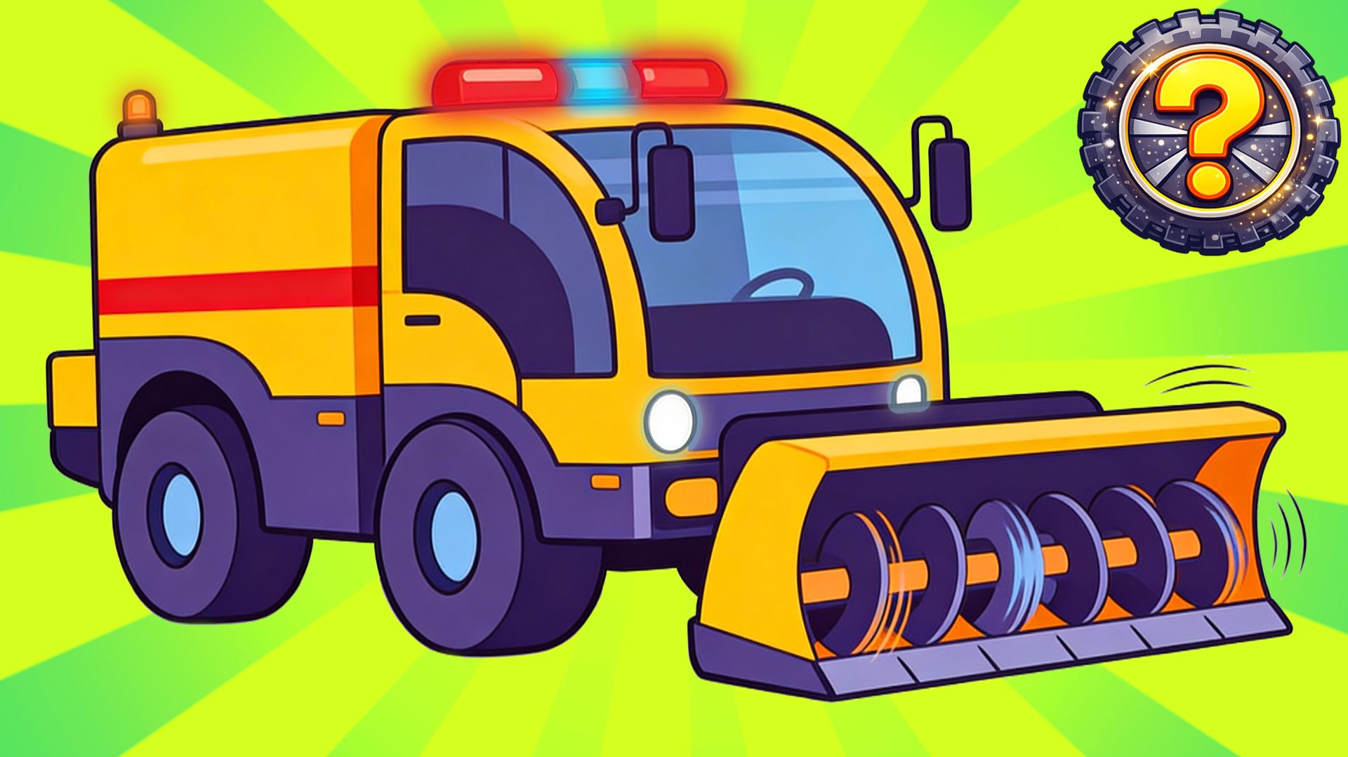 Снежные препятствия - Снегоуборочные машины - Умные Колеса Скорость и Логика - Мультики про машинки