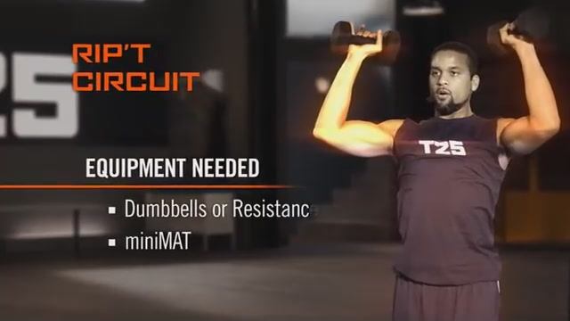 Focus T25 Rip't Circuit Beta-3 Шон Ти, Фокус Т25 Бета 3я силовая тренировка