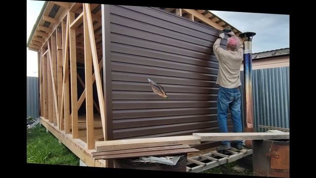 Постройка хозблока своими руками.