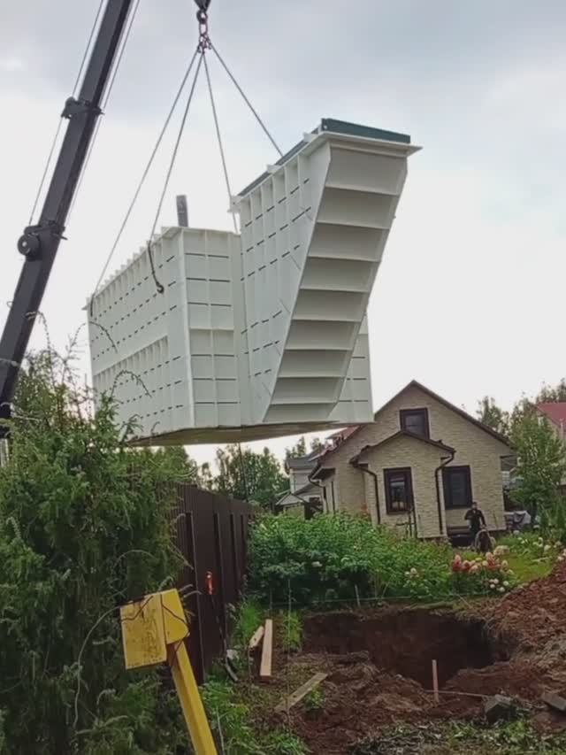 🔔Установка пластикового погреб Титан Фермер от производителя [купить лучший погреб для дачи фермер]