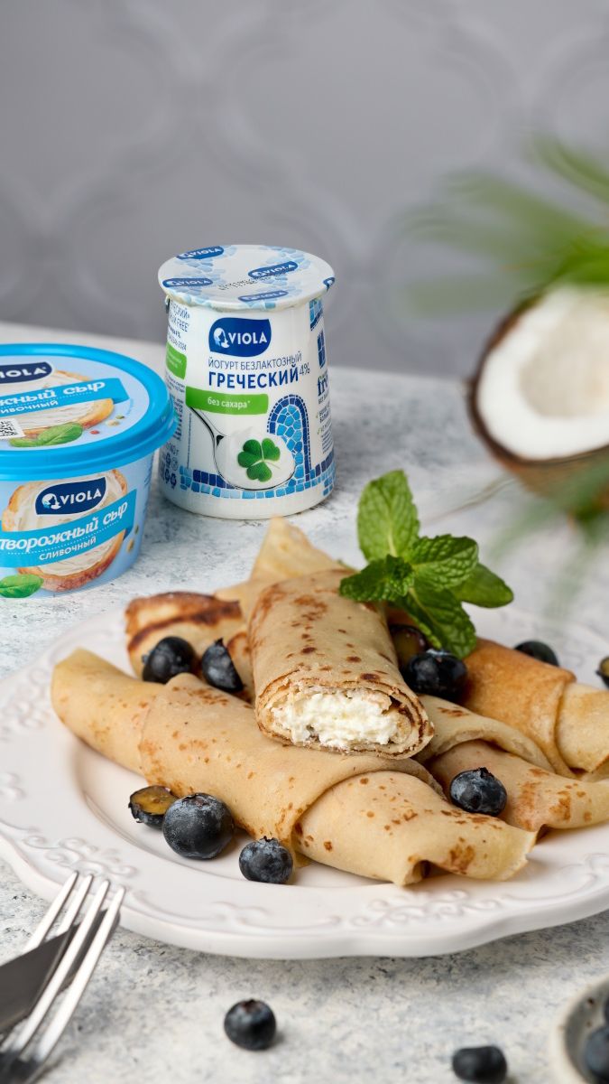 Бананово-кокосовые блинчики