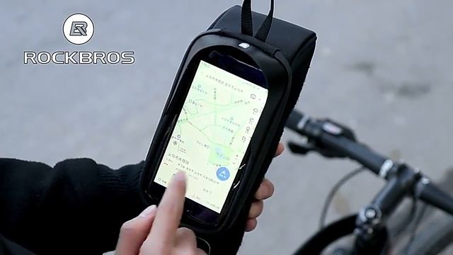 Водонепроницаемая сумка  на раму велосипеда   ROCKBROS