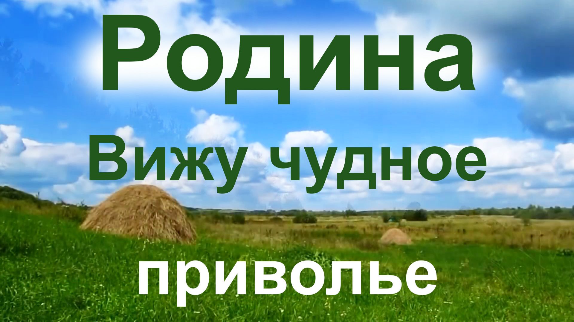 Родина (Вижу чудное приволье).  Евгений Райков