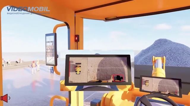 Система кругового обзора для погрузчика