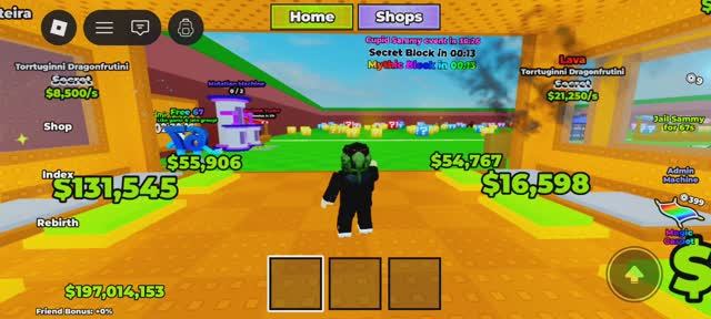 Играю в сломай счастливый лаки-блок