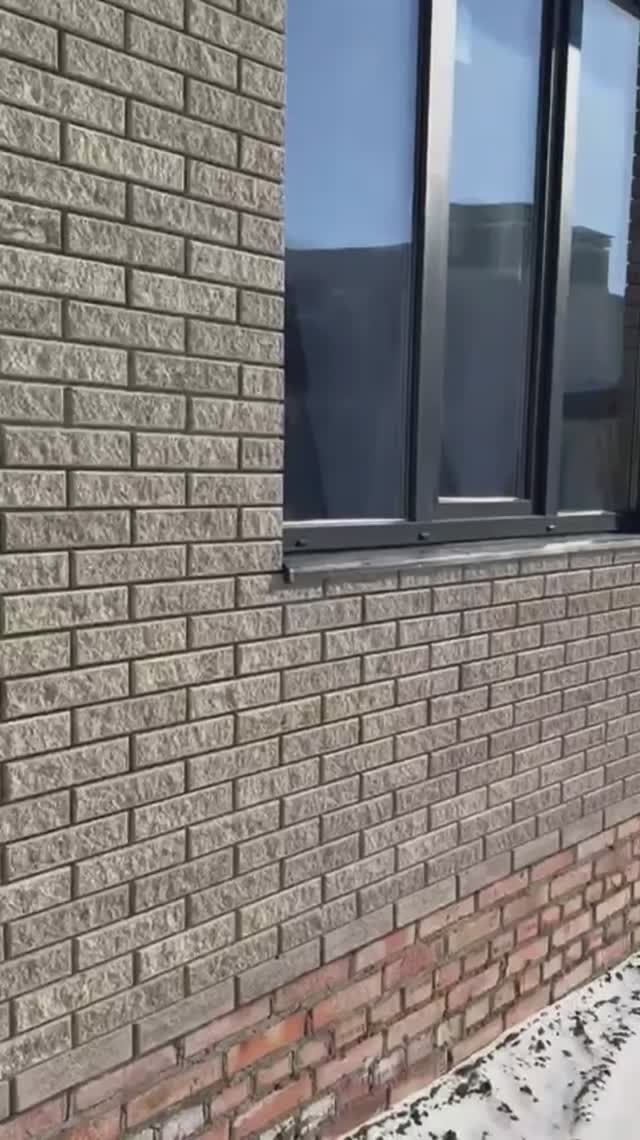 Облицовка дома не дорого Fashion Brick #фасадныйкирпичкупить #пестрыйкирпичцена #кирпичfashionbrick