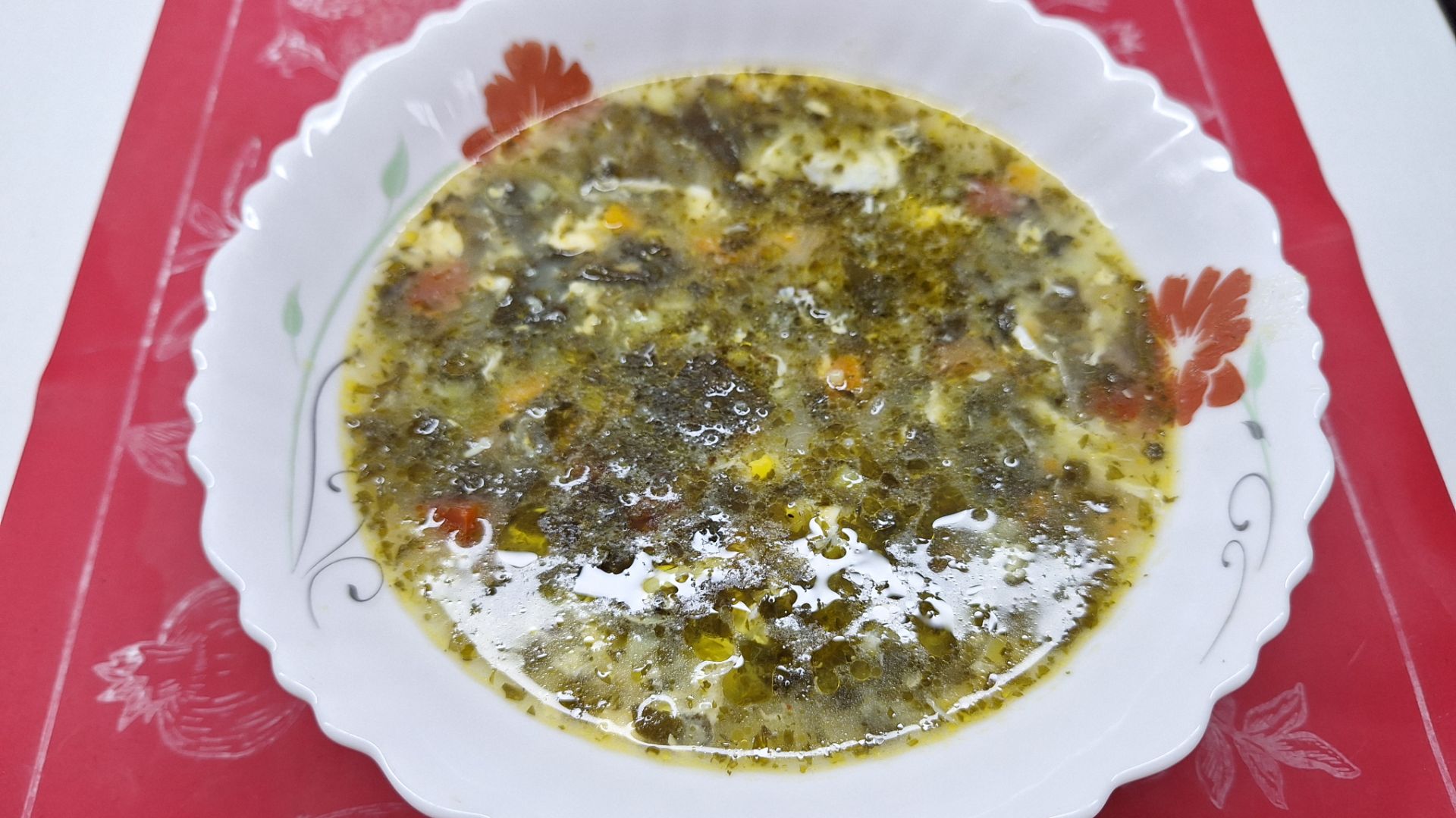 Лёгкий суп из щавеля- для поста,разгрузки и здоровья.