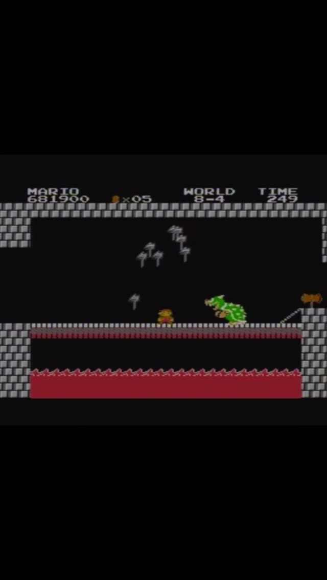 Super Mario Bros ("Марио") - концовка в игре