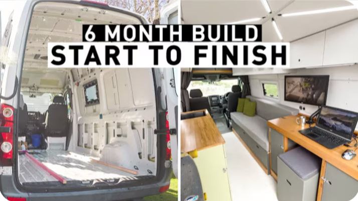 ТАЙМЛАПС полной сборки | Как я переоборудовал фургон в автодом за 18 минут | DIY‑проект