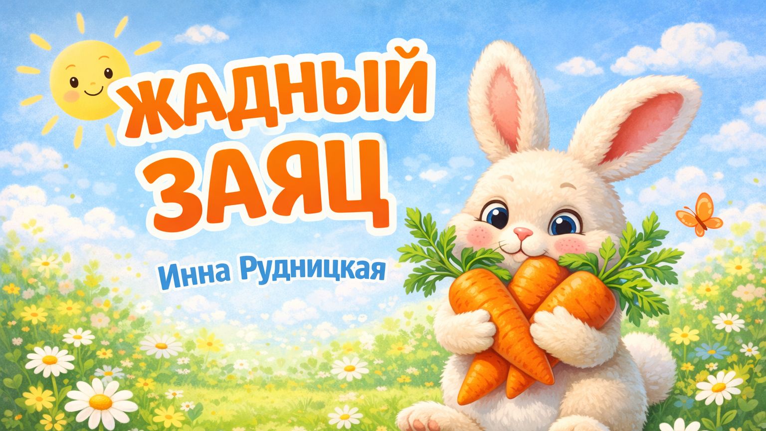 Жадный заяц.Мультфильм для детей.