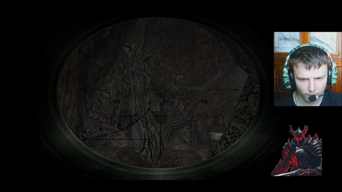 тёмный рыцарь перешёл на локацию. и бился с маналитом и нашёл 3 тайника в S.T.A.L.K.E.R.48 серия.