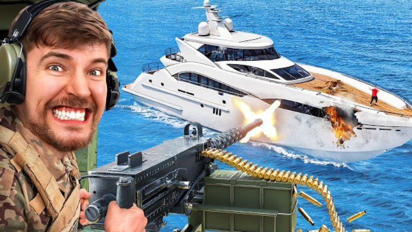 Защитишь яхту оставишь её себе. Мистер Бист.