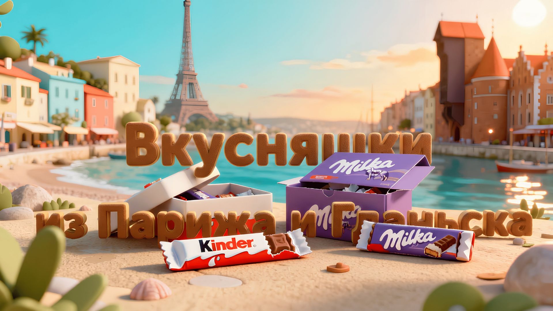 Распаковка вкусняшек из Парижа и Гданьска