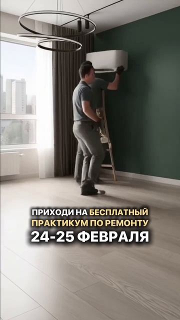 Регистрируйся на бесплатный интенсив по ремонту 👇🏻