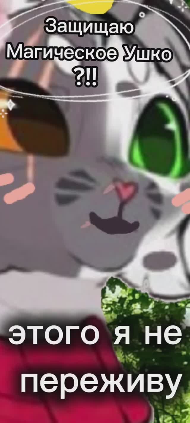 Защищаю Магическое Ушко от злых КВшников?!! |Коты-Воители Темная Ночь КВ| ОКАК
