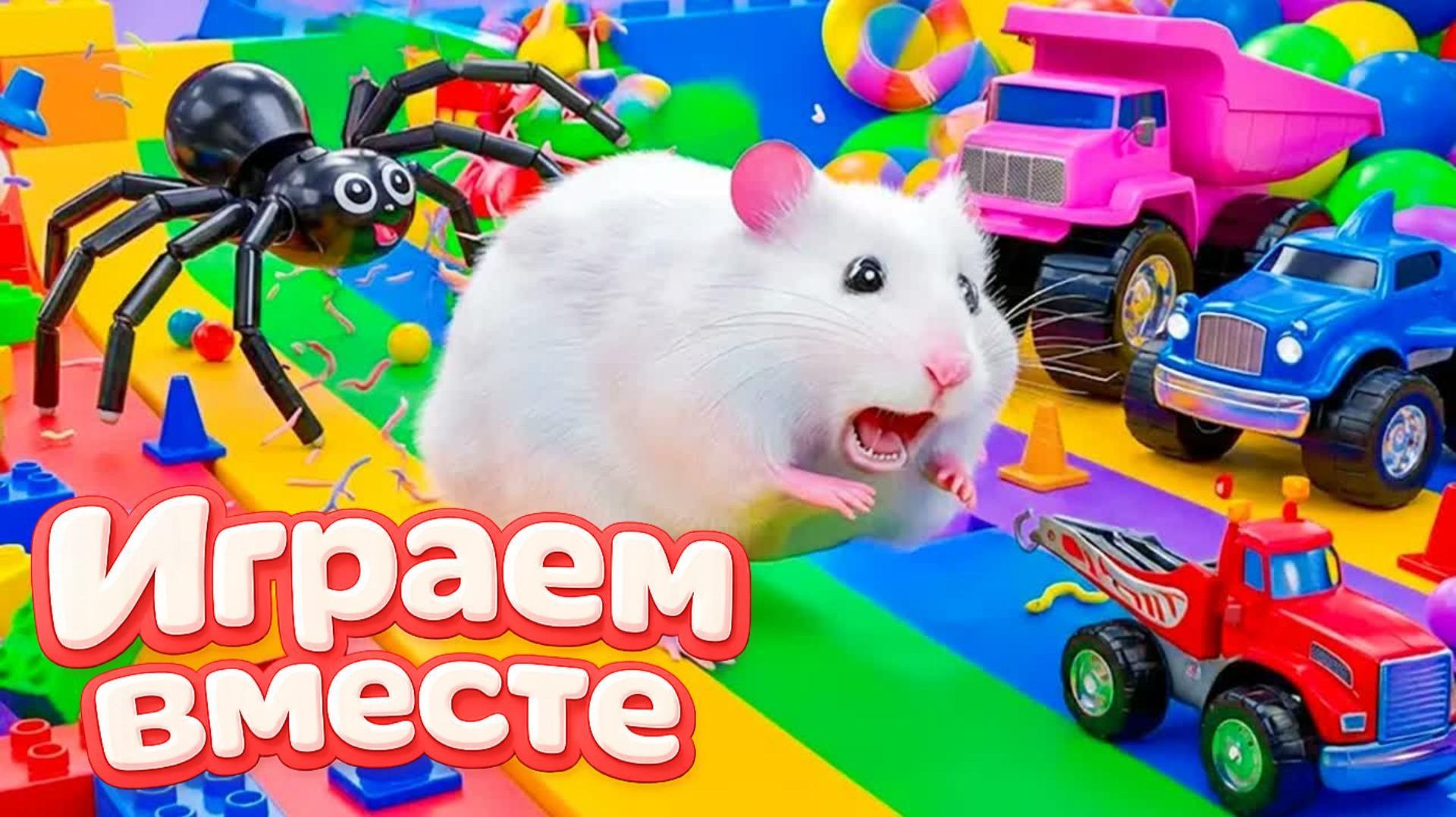 ХОМЯК ВЫБИРАЕТСЯ ИЗ СЕКРЕТНОЙ ХОМЯЧЕЙ ТЮРЬМЫ 🌳 Играем ВМЕСТЕ ! Помогаем выбраться из лабиринта !