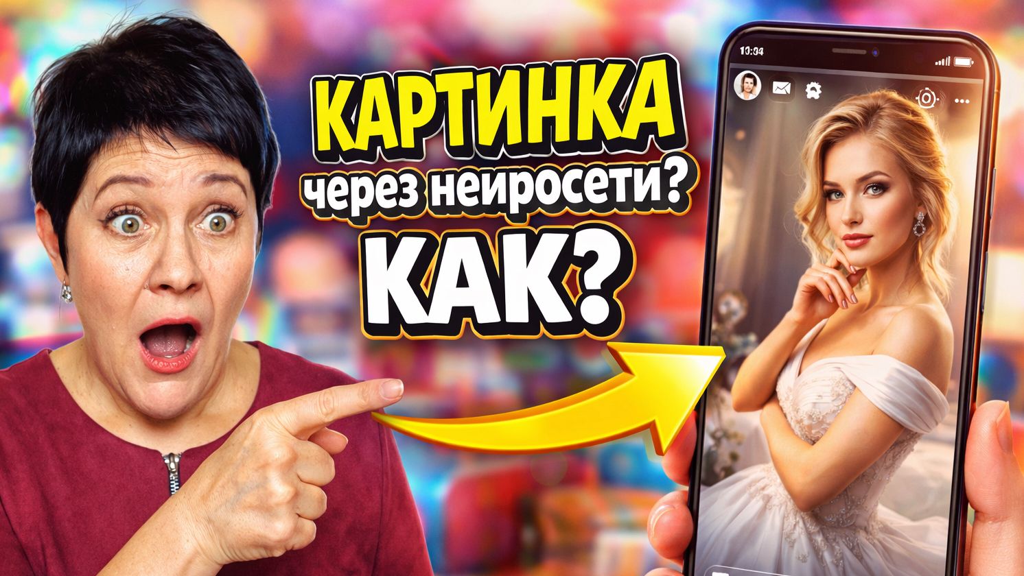 Картинка по описанию через нейросети доступные в России