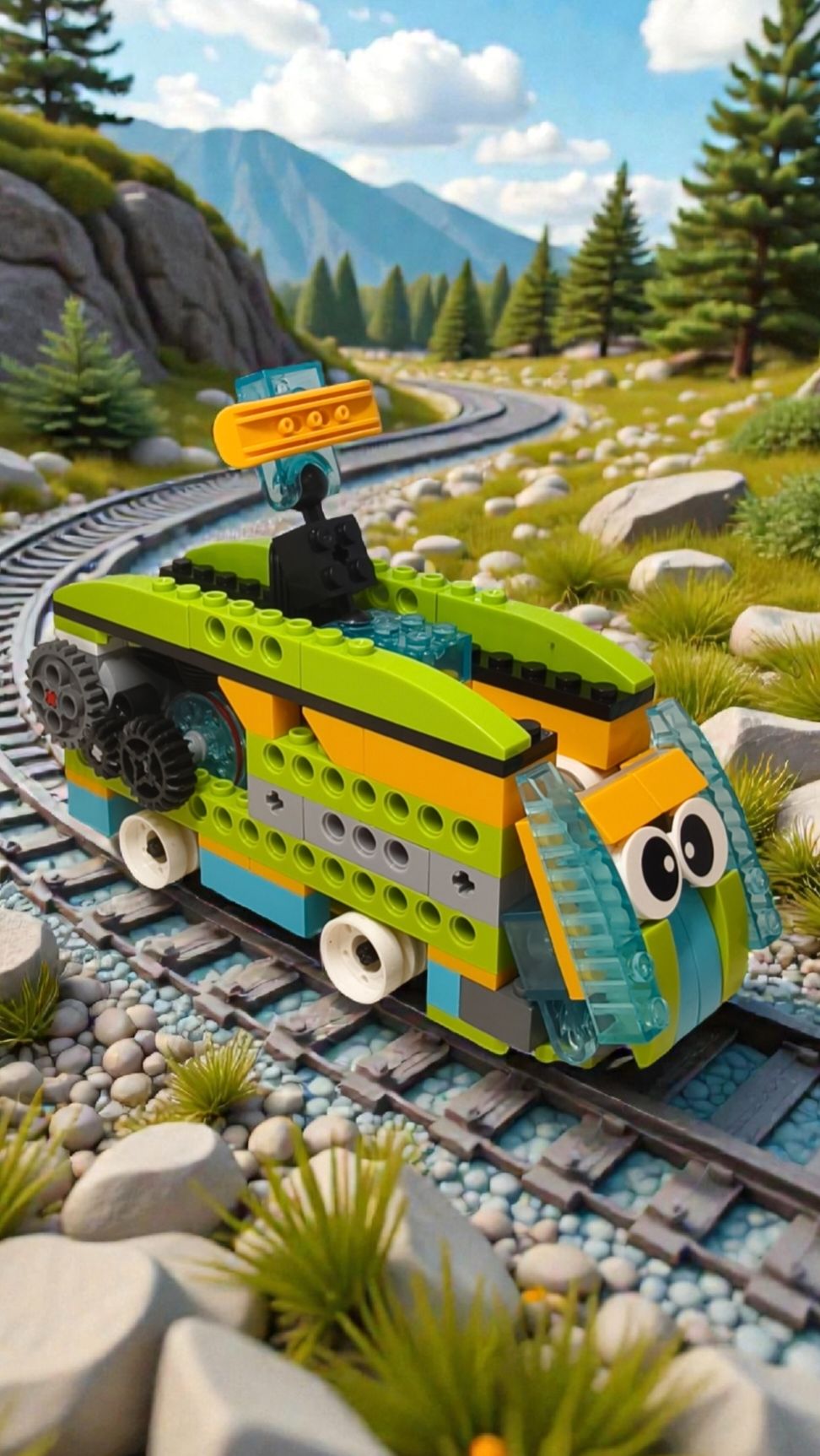 Скоростной поезд. Проект Wedo 2.0