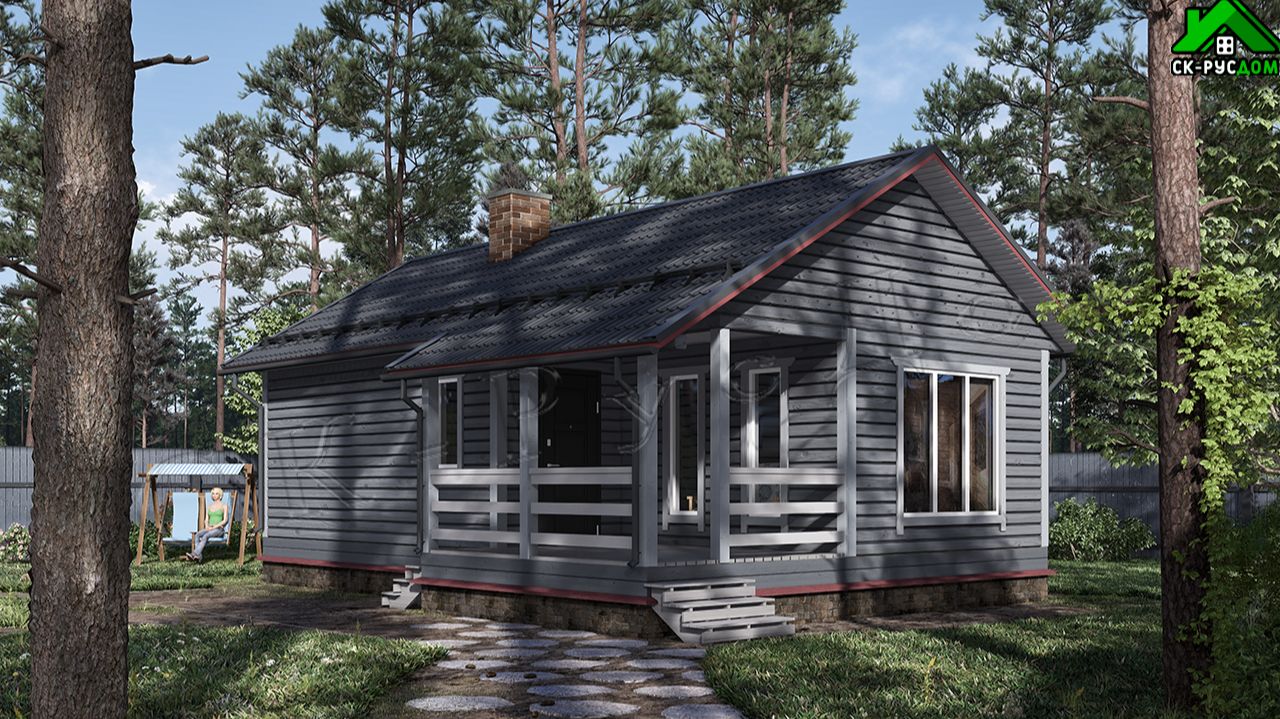 Дом в один этаж