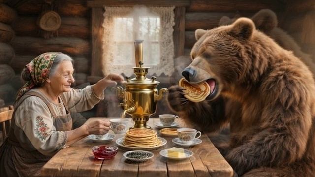 Маша и медьведь. Масленица