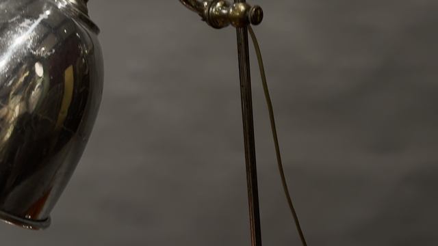 Никелированная настольная лампа (Франция, 1920–1930-е гг.)