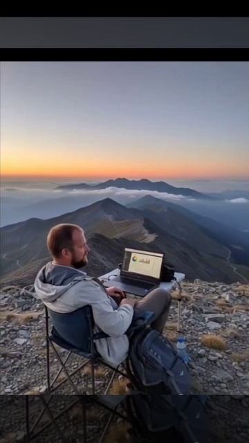 Работать можно где угодно 🌄