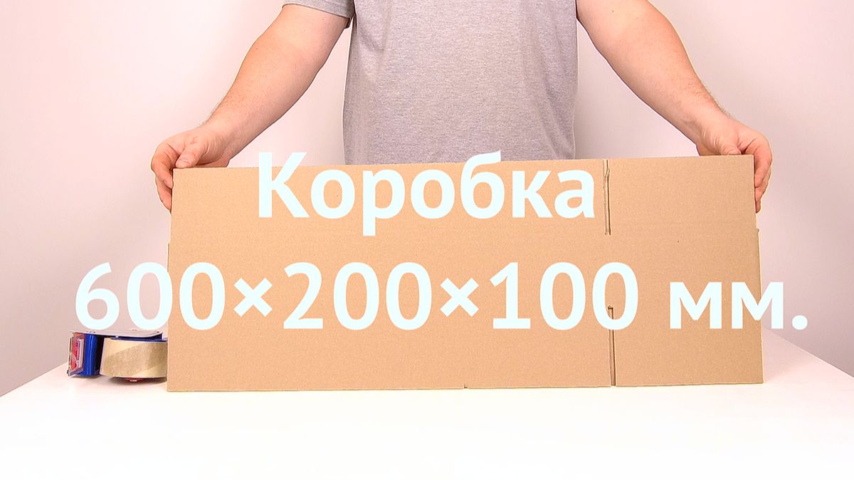 Коробка 600×200×100 Т-22 B бурый