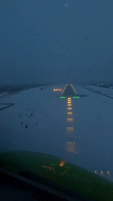 Апатиты - посадка глазами пилота