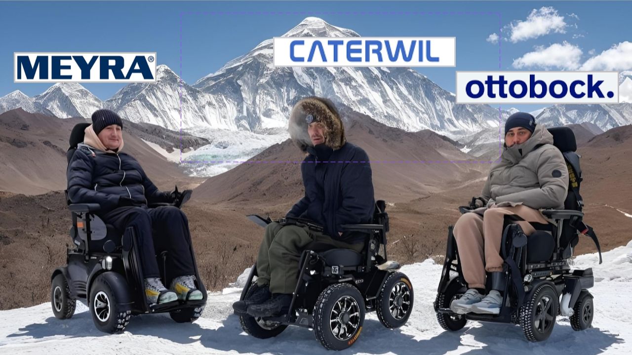 Meyra Optimus 2, Caterwil Ultra 4WD Pro, Otto Bock C1000DS в зимних условиях