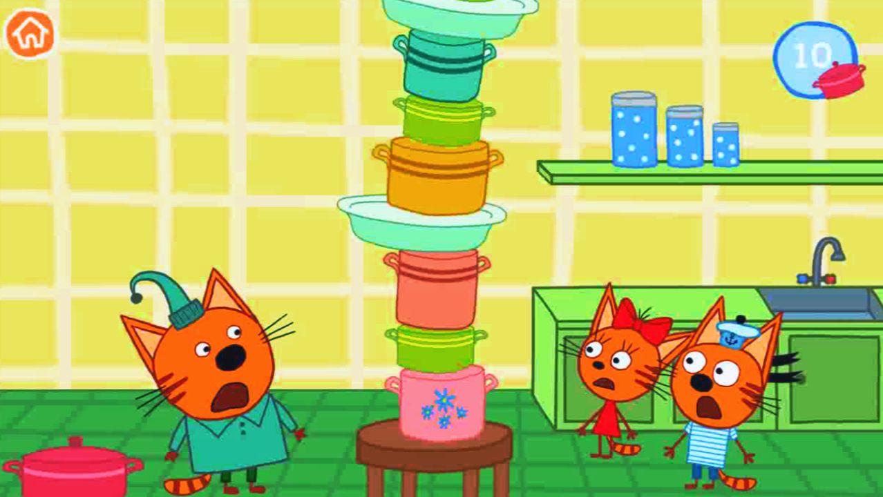 Три Кота | Мини - Игры Сборник для Интеллектуального Развития Детей | Три Кота Мультик Смотреть