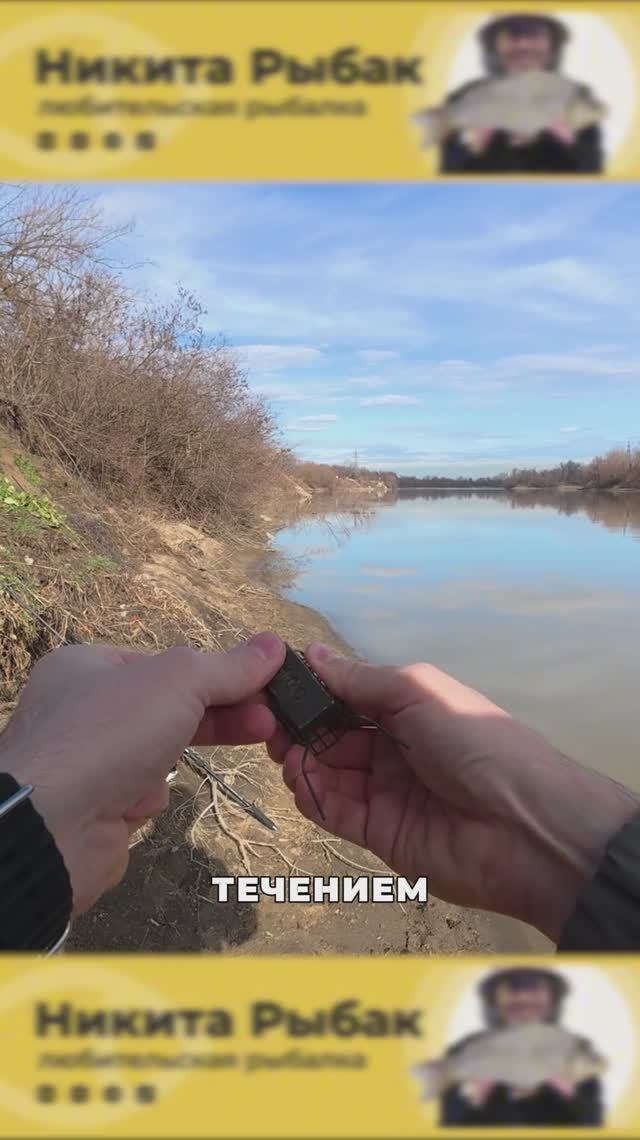 Сильное течение? Эта кормушка не сносится! 🎣