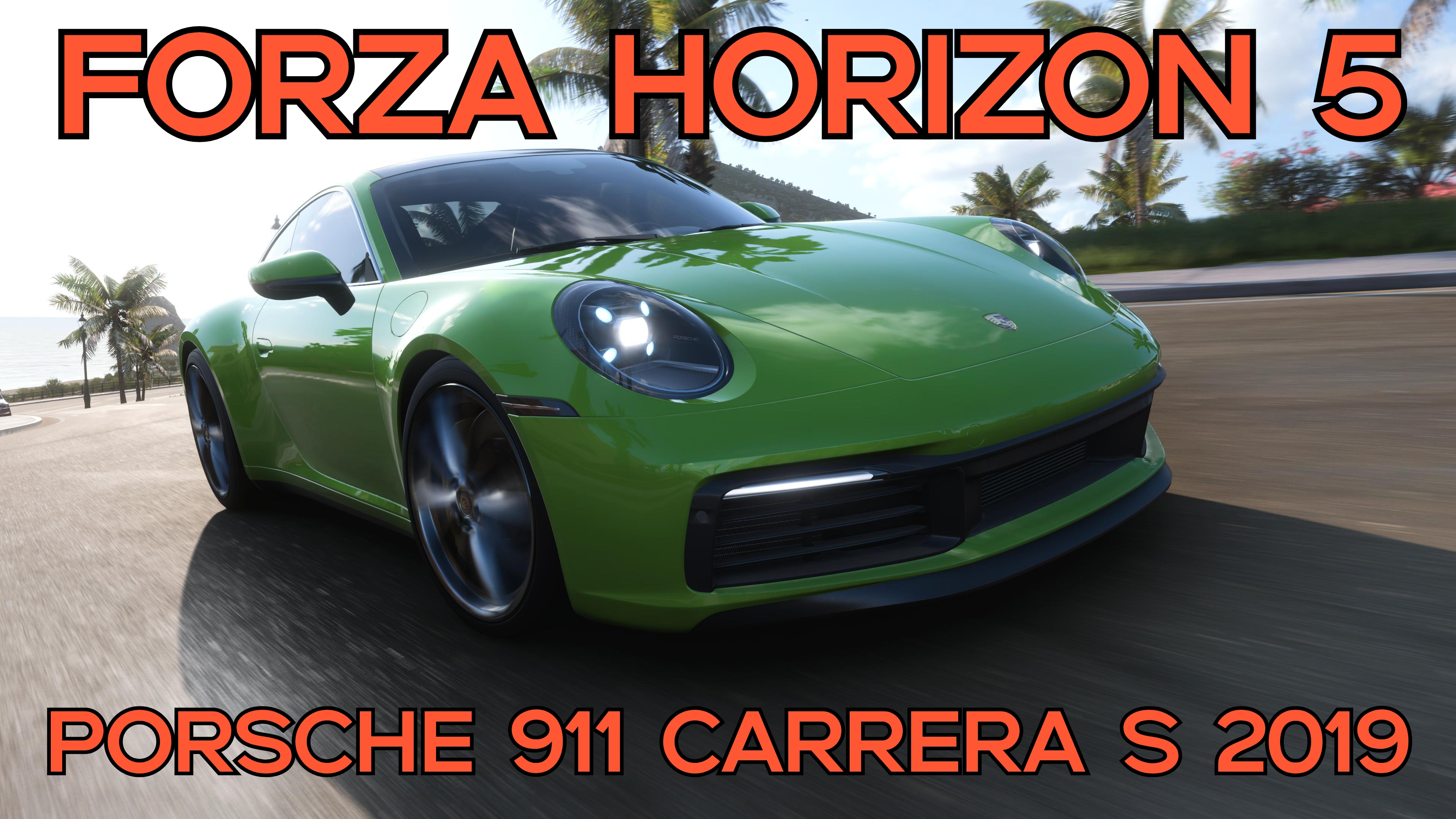 "Легендарный Porsche 911 Carrera S 2019 в мире Forza Horizon 5"