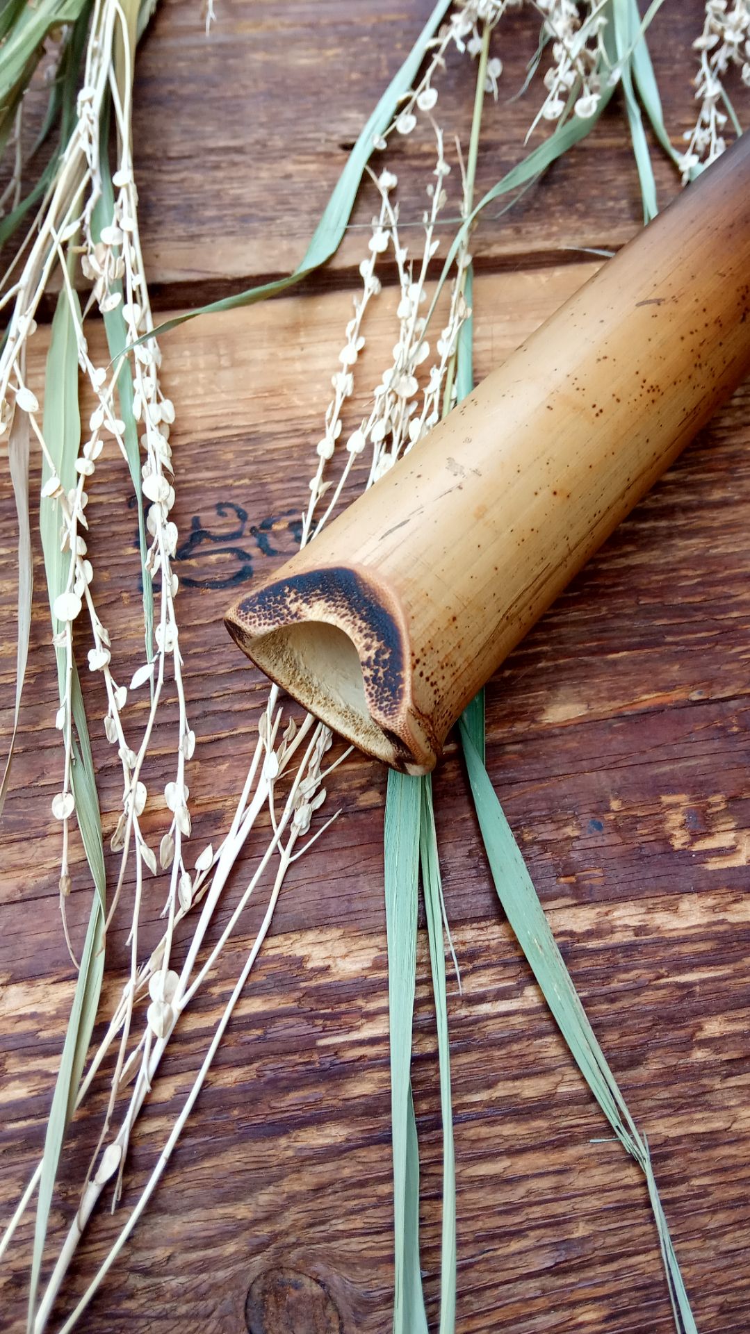 Импровизация на бамбуковой флейте сякухати.