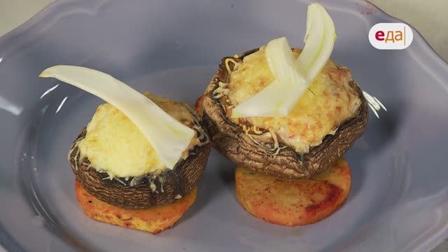 Жульен из крабовых палочек в шампиньонах | Дежурный по кухне 5 /24