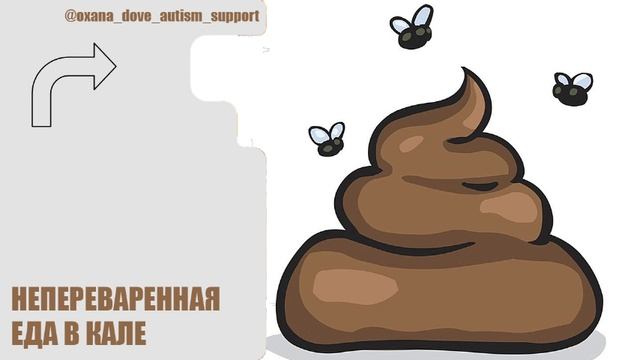 АУТИЗМ.НЕПЕРЕВАРЕННАЯ ЕДА В КАЛЕ.