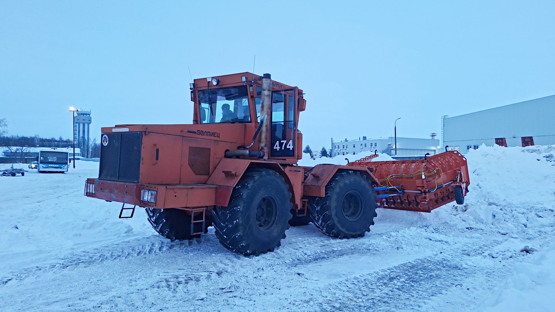 U образный отвал испытание г. Казань