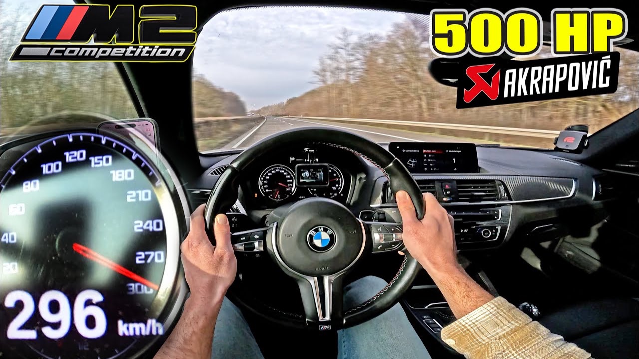 500ЛС BMW M2 Competition на ПАЛКЕ - ВЗРЫВ НА АВТОБАНЕ AutoTopNL