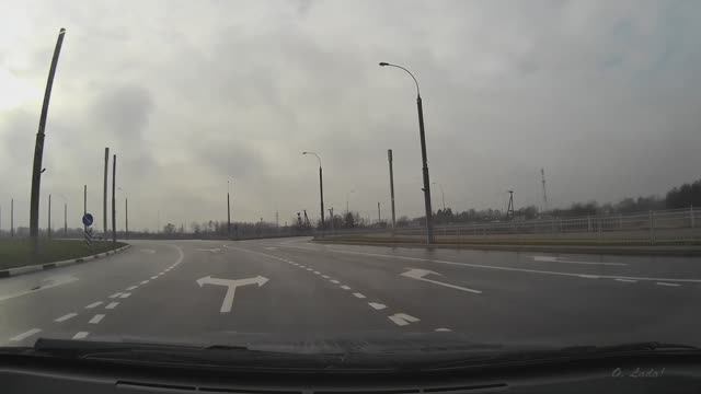 Въезд на таможню Брест-Тересполь. День.